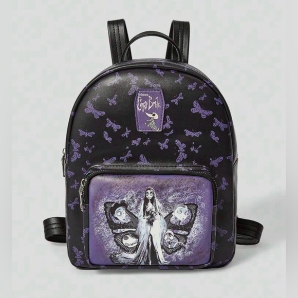 Bags | Tim Burton Corpse Bride Mini Backpack Purple Bag Scraps Victor ...